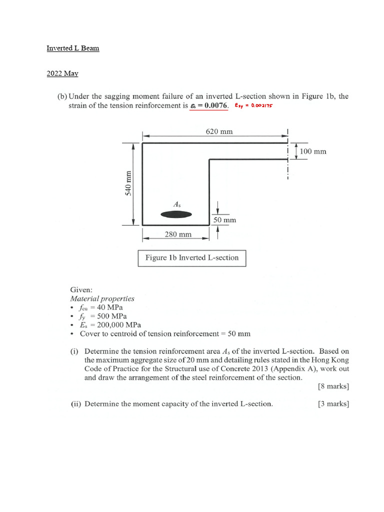 2b. Inverted L Beam | PDF