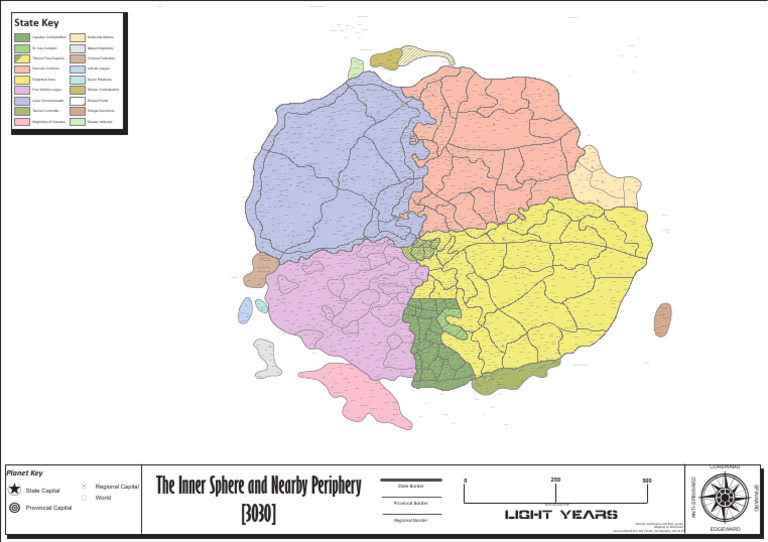 State Key: The Inner Sphere and Nearby Periphery (3030) | PDF