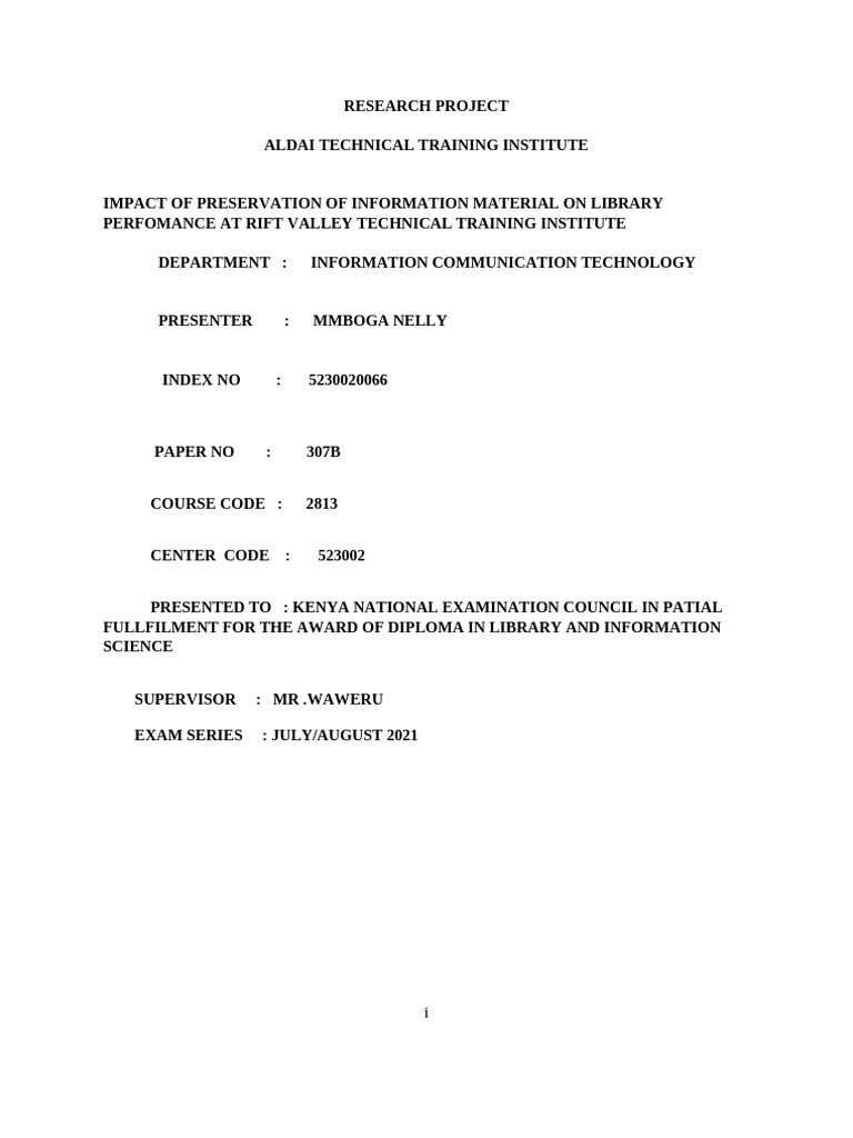 Nelly's Project | PDF