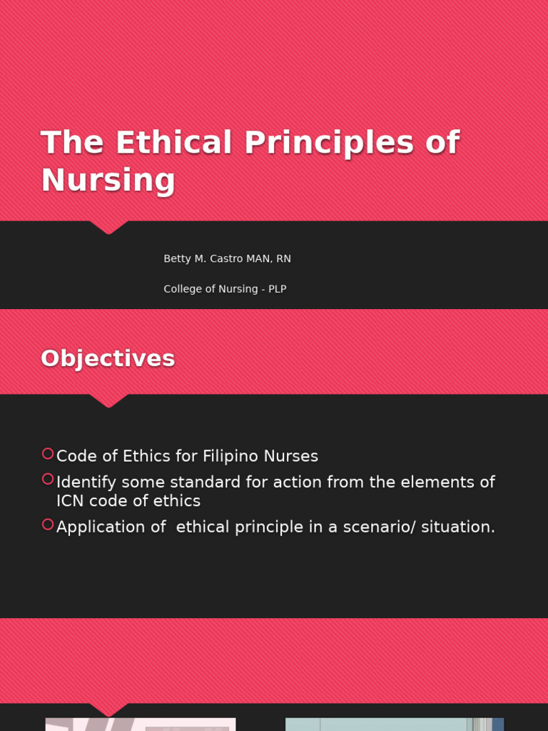 Module 3 The Ethical Principles of Nursing | PDF