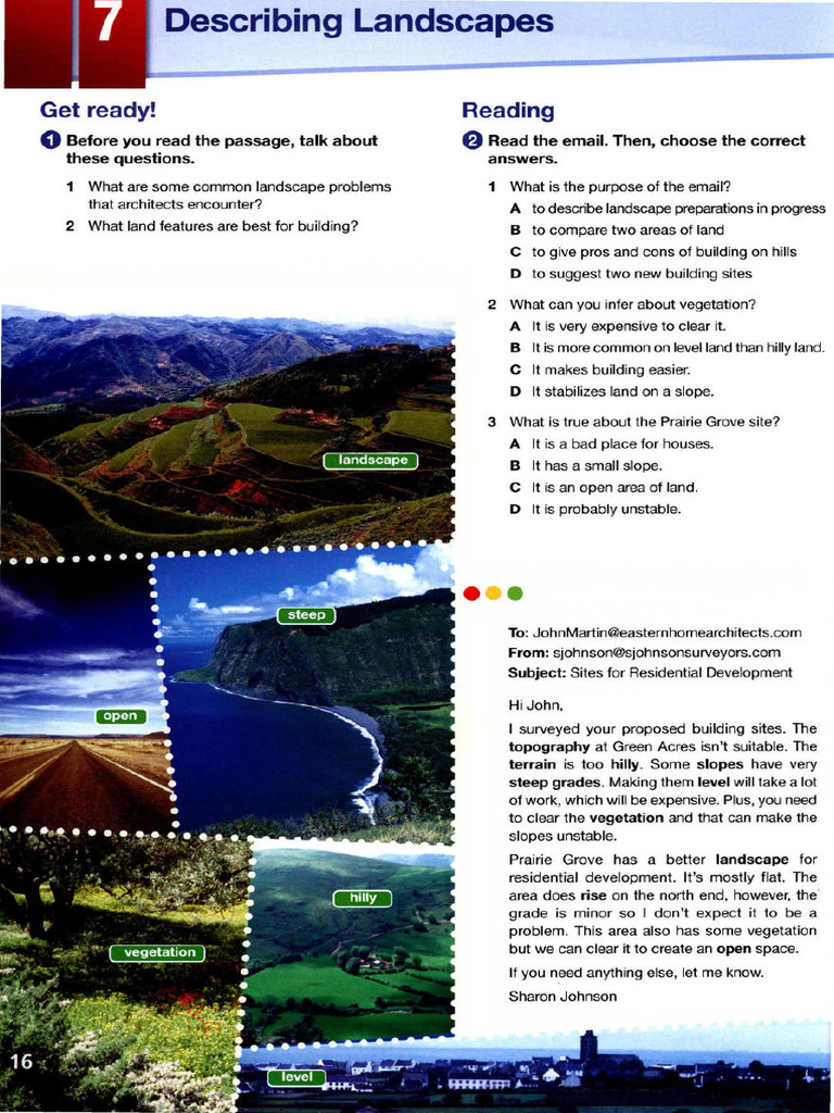 Describing Landscapes - Basic Math | PDF