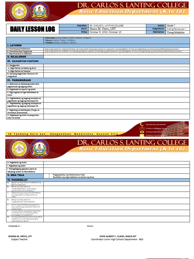 Ap7 DLL Week 8 | PDF