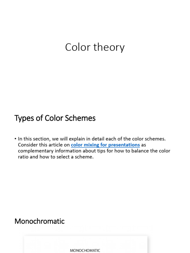 Color Theory | PDF