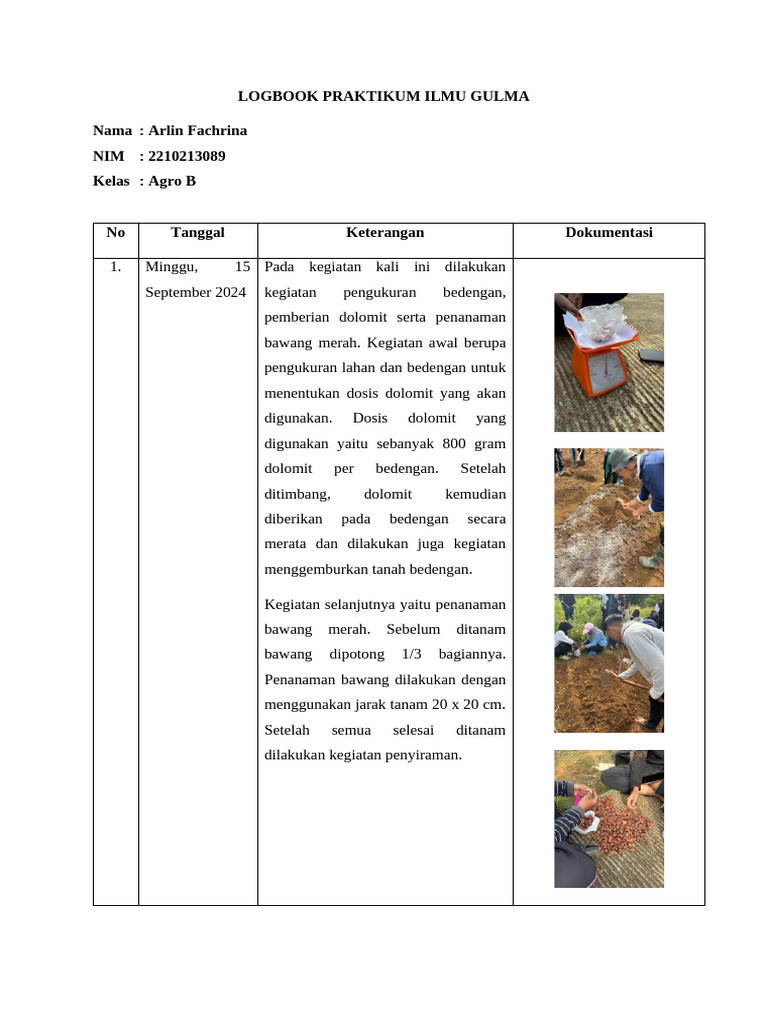 Logbook Minggu 3 | PDF