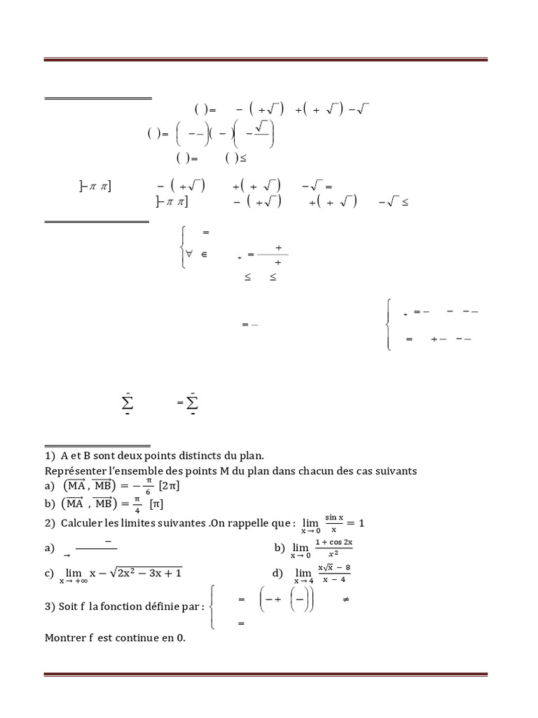Sujet 1S1 PDF | PDF