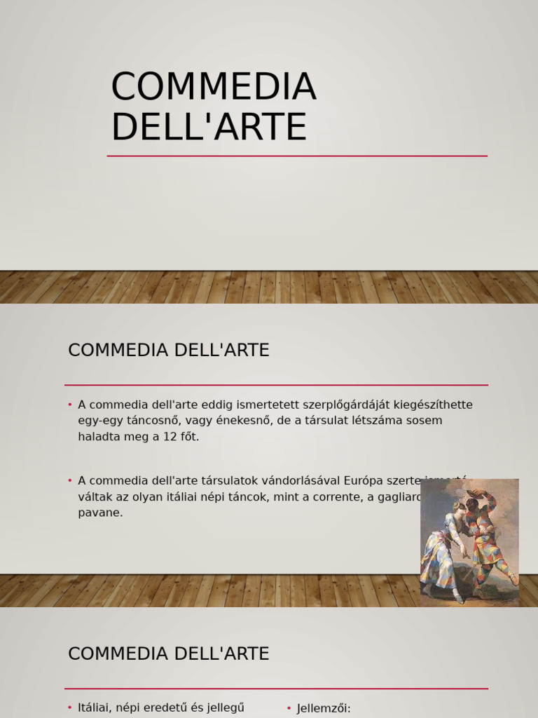 Commedia Dell'arte | PDF
