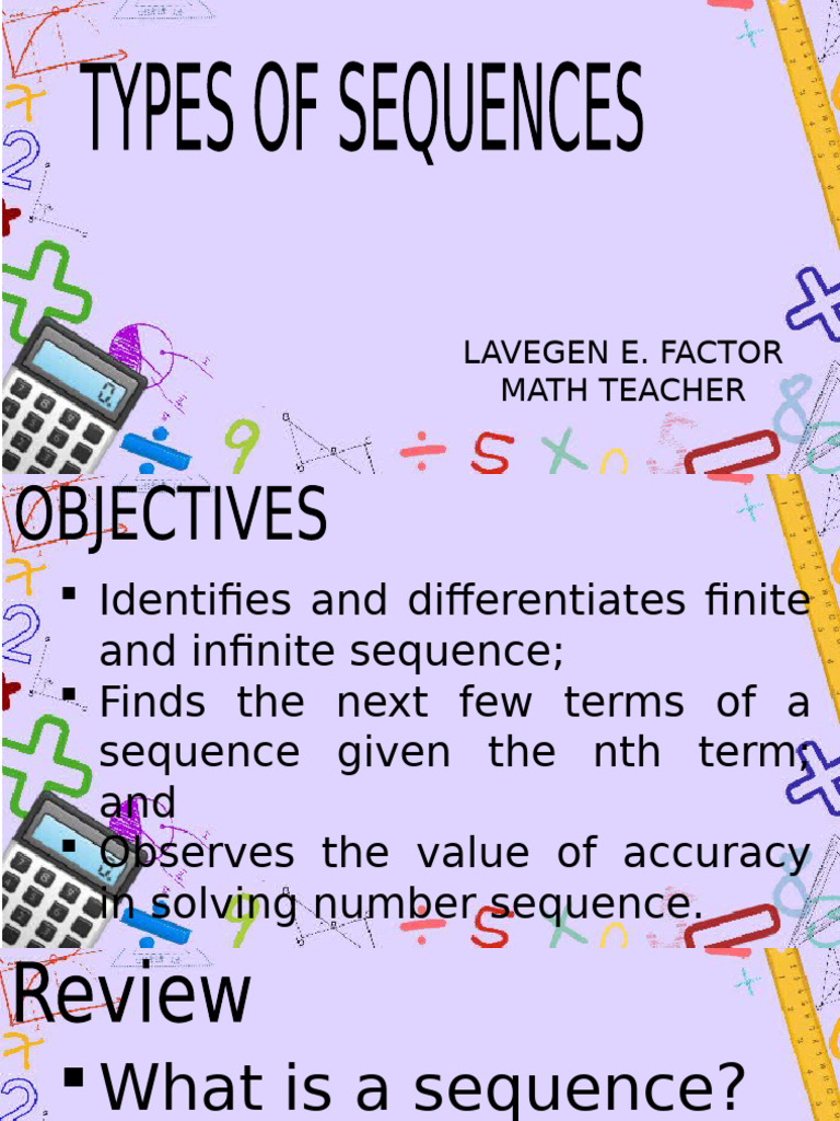 Types of Sequence | PDF