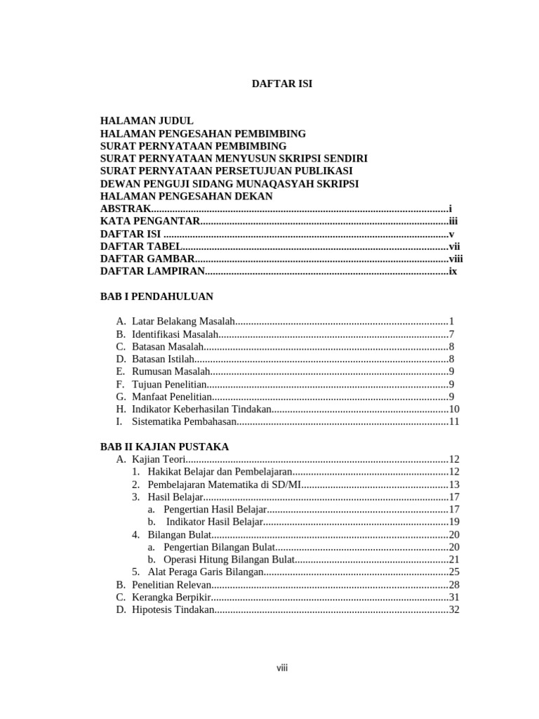Salin-Daftar Isi | PDF