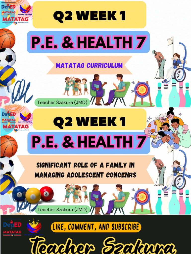 PE & HEALTH 7.quarter 2.week 1 Matatag Curriculum | PDF