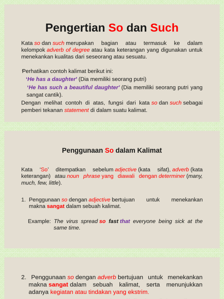So & Such | PDF