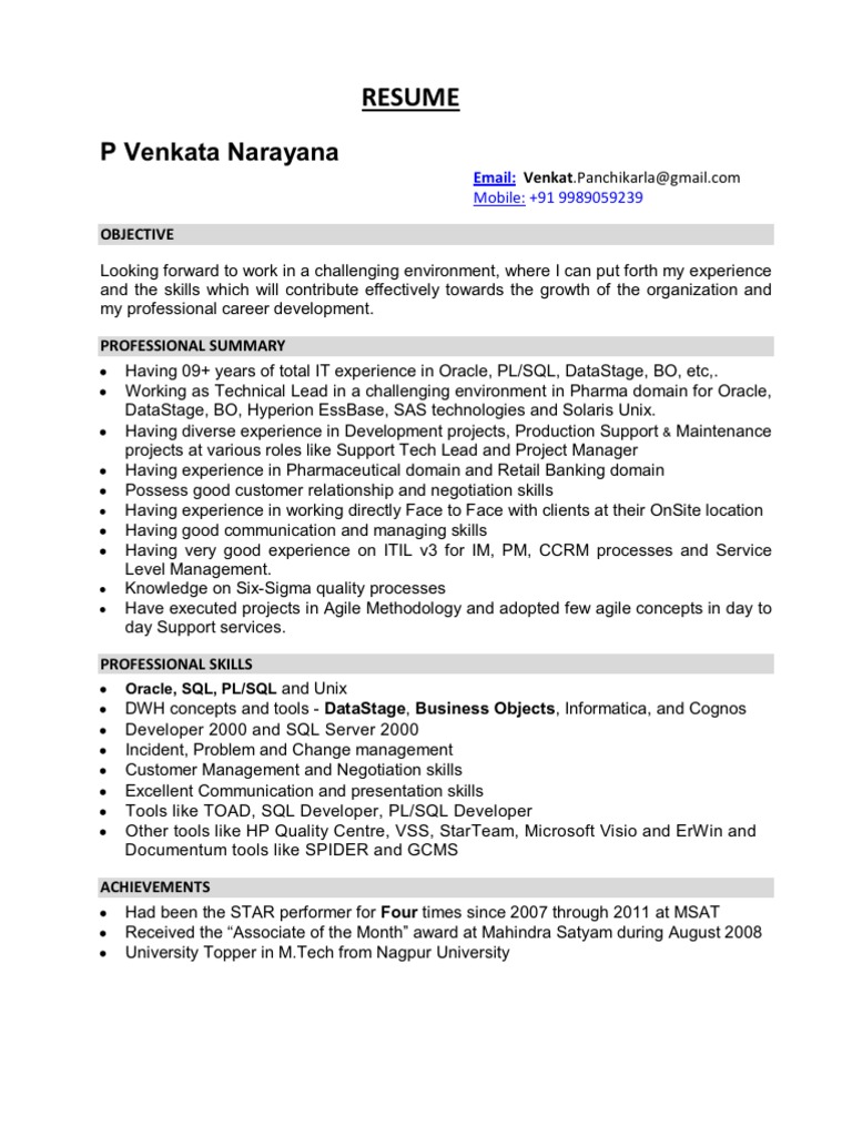 Narayana Tech | PDF | Glaxo Smith Kline | Oracle Database