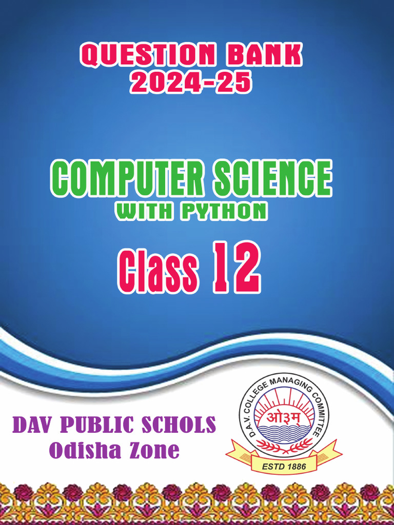 Cs Question Bank 2024-25 | PDF