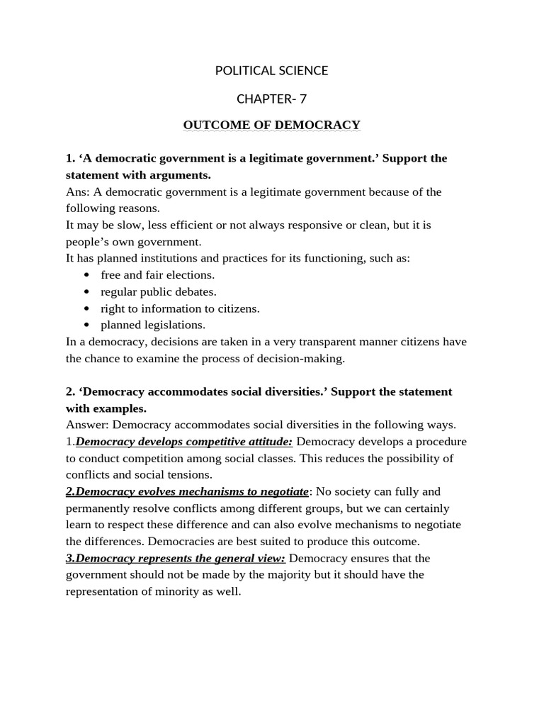 Political Science | PDF