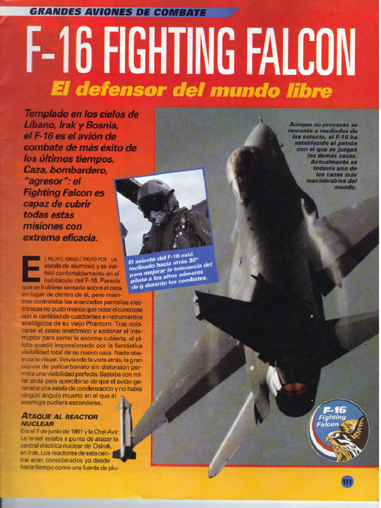 F 16 Fighting Falcon | PDF