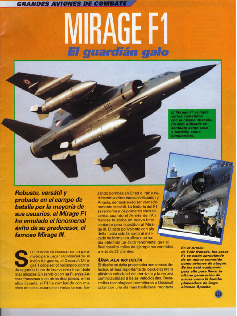 Mirage F1 | PDF