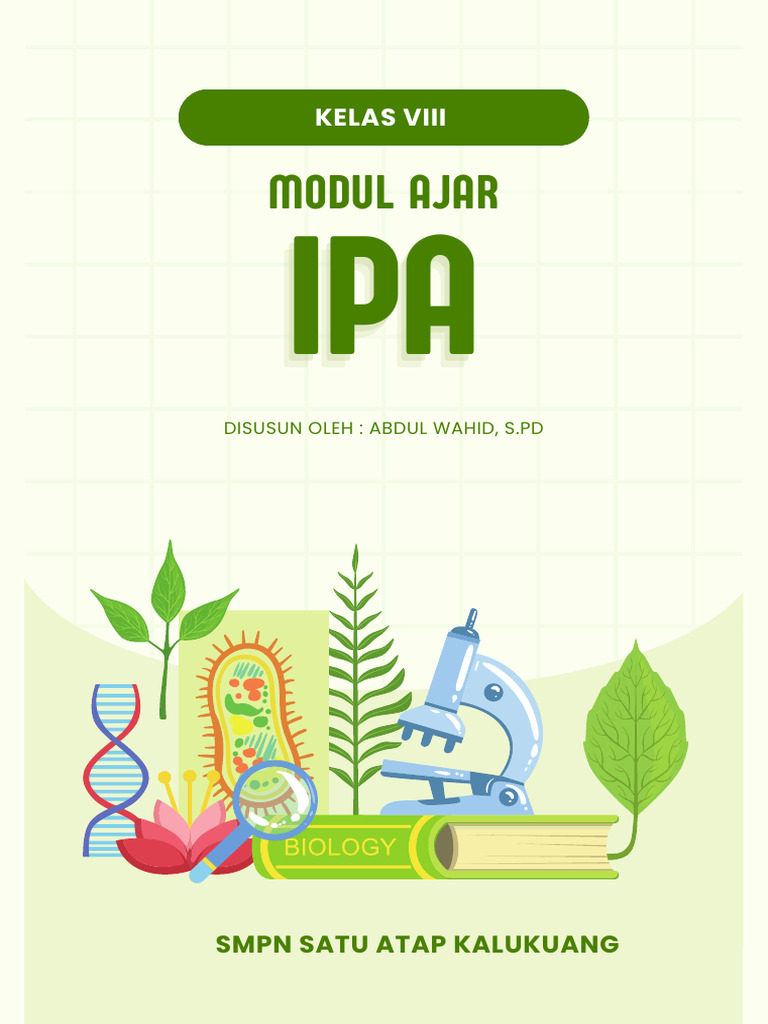 Modul Ajar IPA Abdul Wahid Praktek Besok | PDF