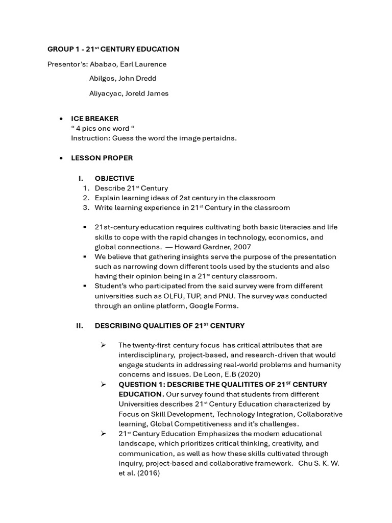 Group 1 Profed6 | PDF
