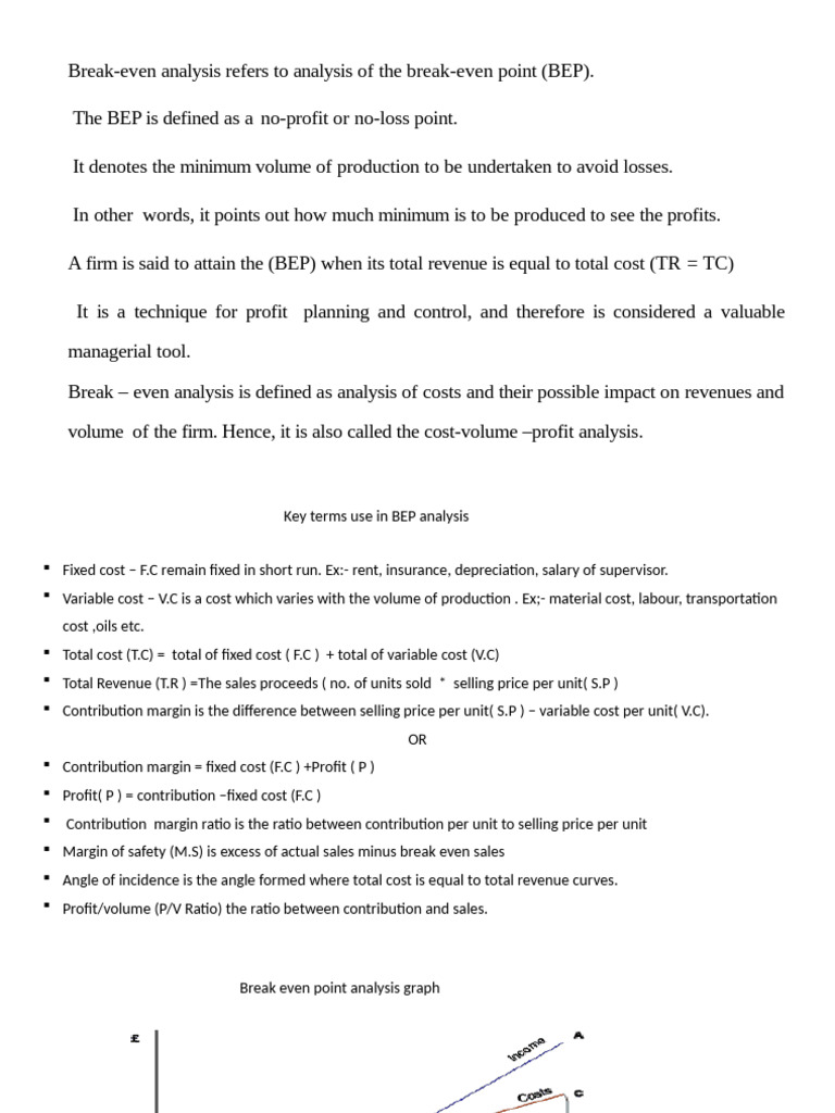 Breakeven Point | PDF