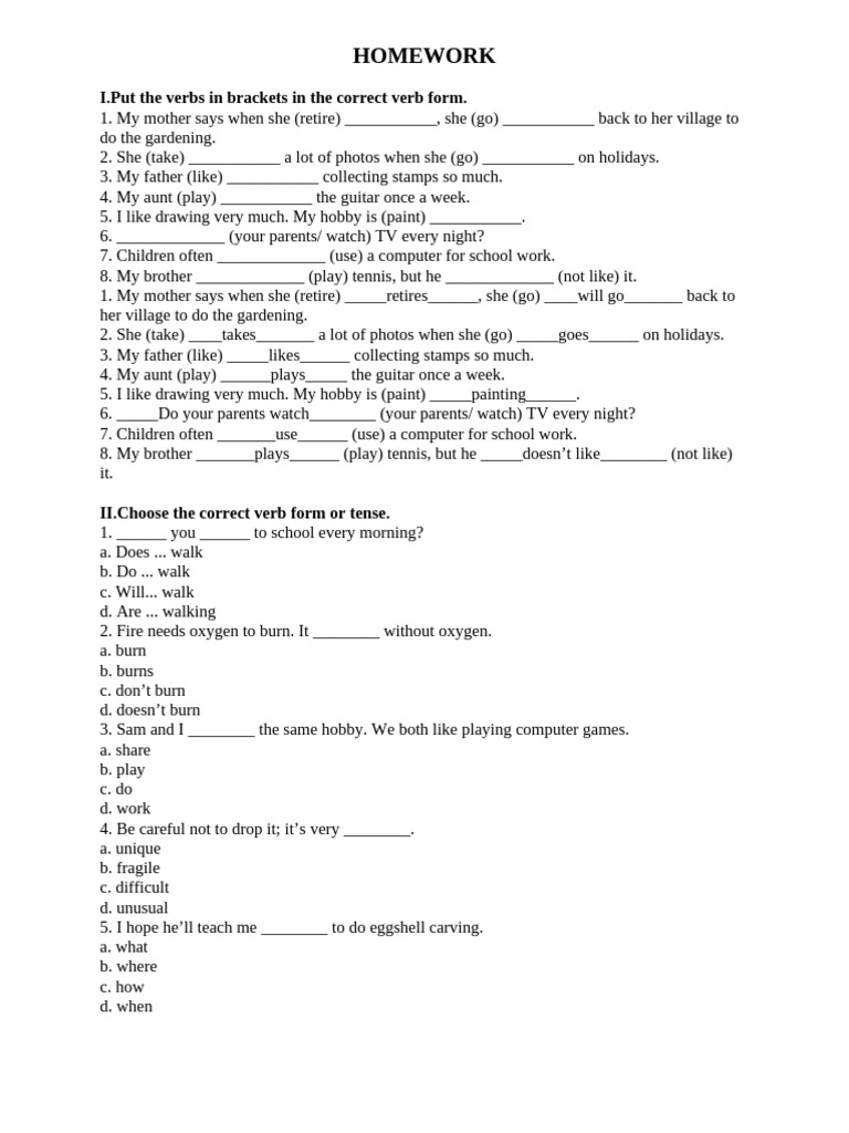 HOMEWORK | PDF