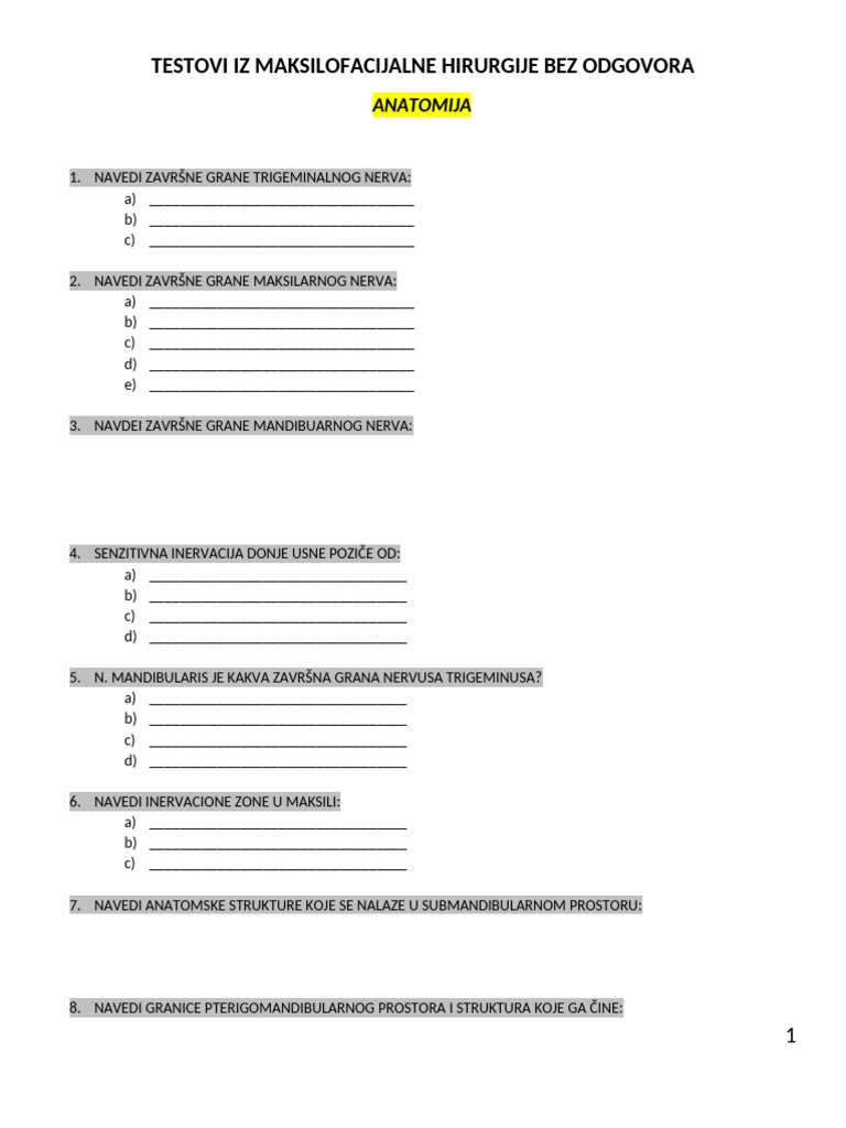 Test Maksila | PDF