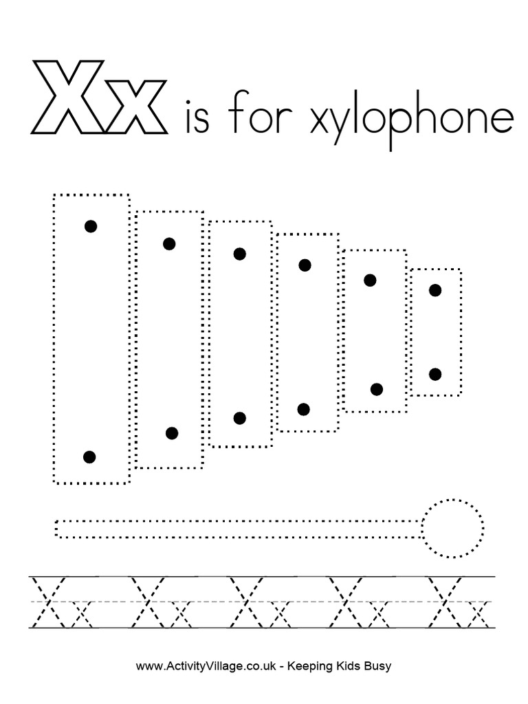 Tracing Alphabet X | PDF