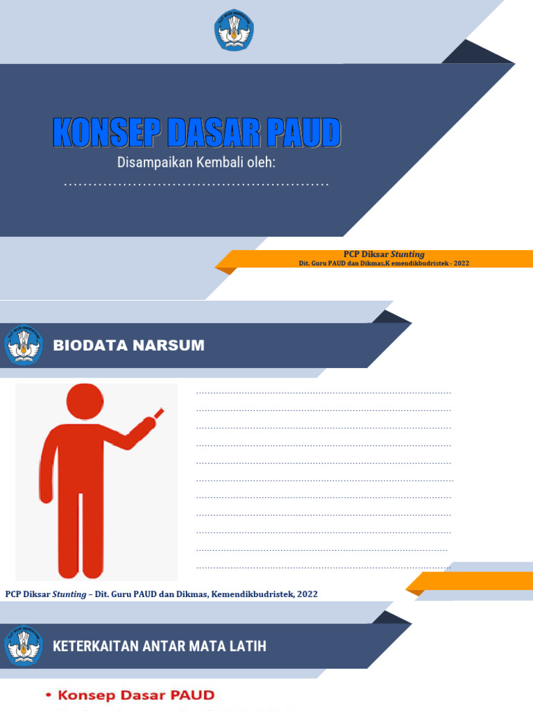 Konsep Dasar PAUD | PDF