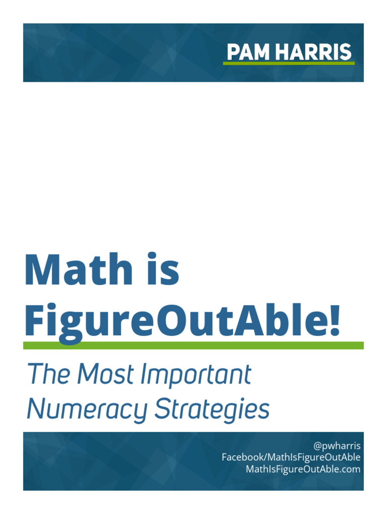 Pam Harris - Numeracy Strategies | PDF