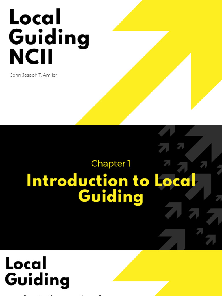Chapter 1 - Introduction and History of Local Guiding | PDF