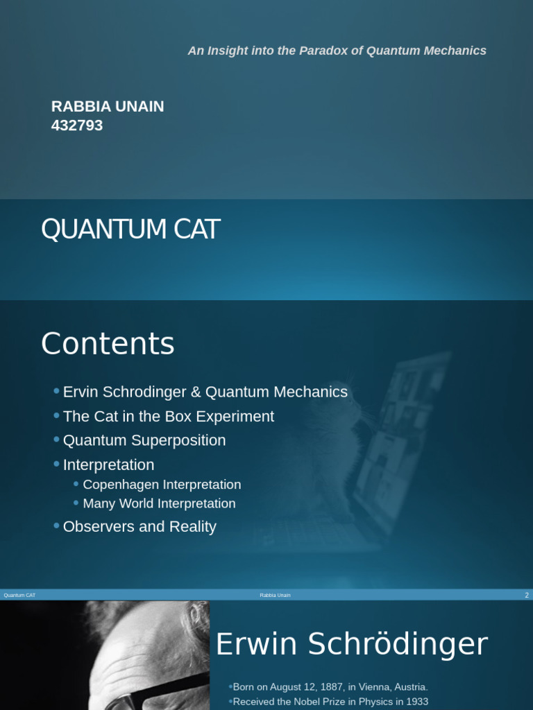 Quantum CAT | PDF