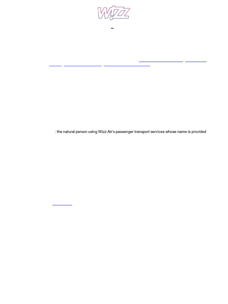 Wizz-Multipass Terms-And-Conditions Clean 06-01 en 902f5614 | PDF | Justice | Crime & Violence