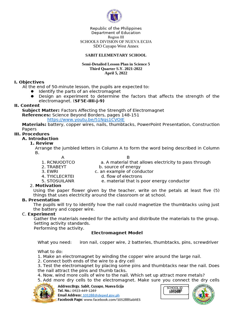 Lesson Plans 2021 2022 | PDF