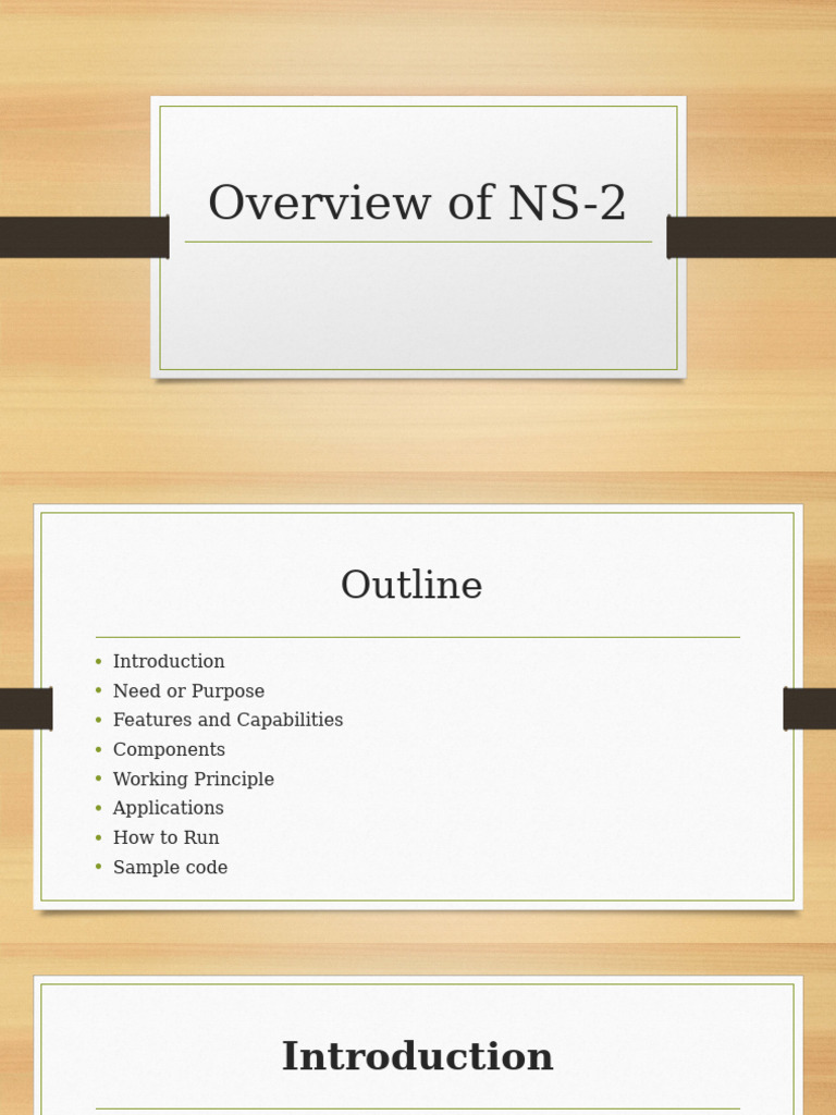 Overview of NS-2 - RAK | PDF
