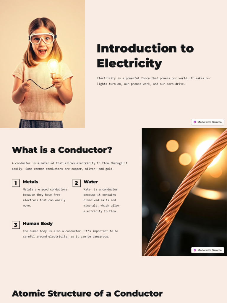 Introduction To Electricity | PDF