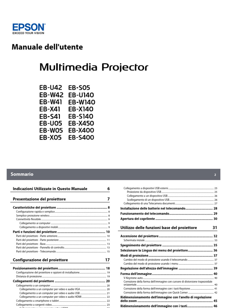 Epson Eb-U05 | PDF | Computer Hardware | Technology & Engineering