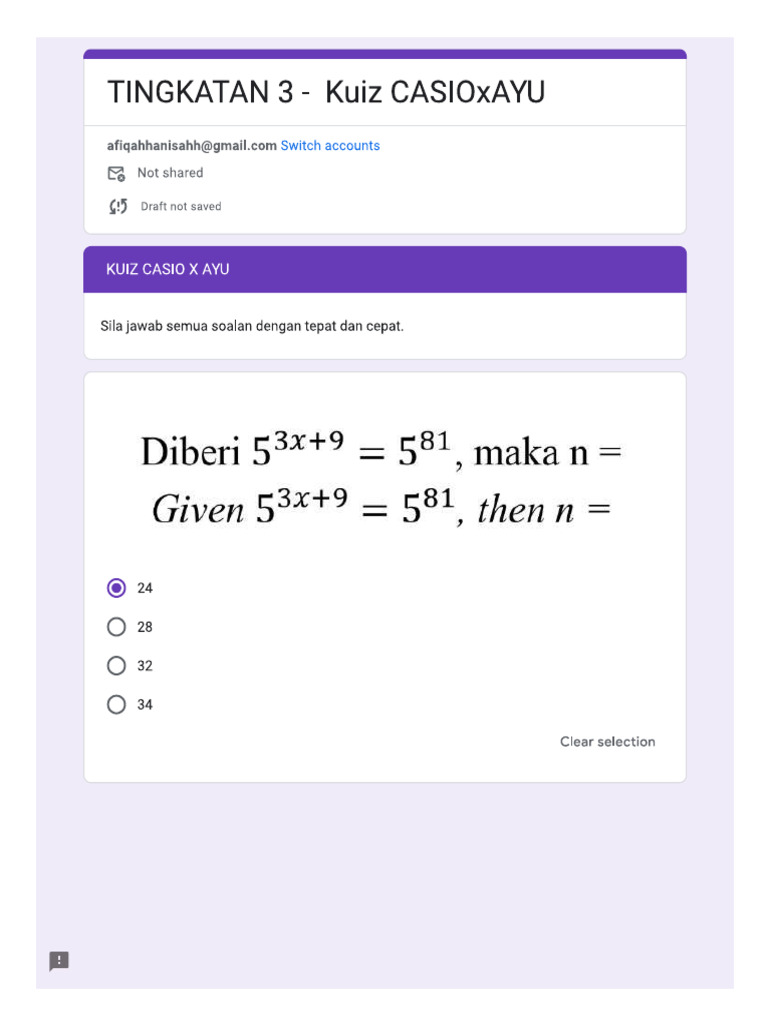 Kuiz Casio | PDF