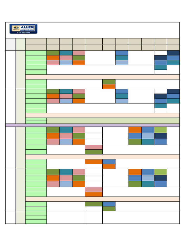 May 1ST Week Iit TT | PDF