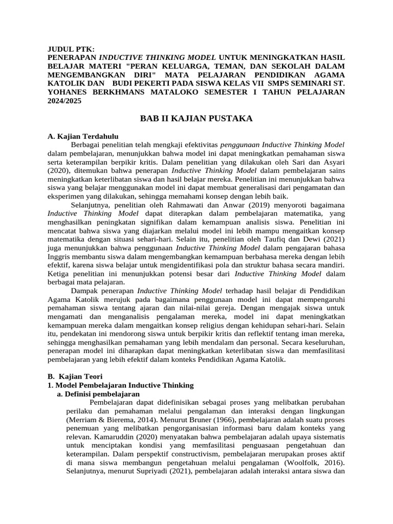 Bab 2 Kajian Pustaka | PDF