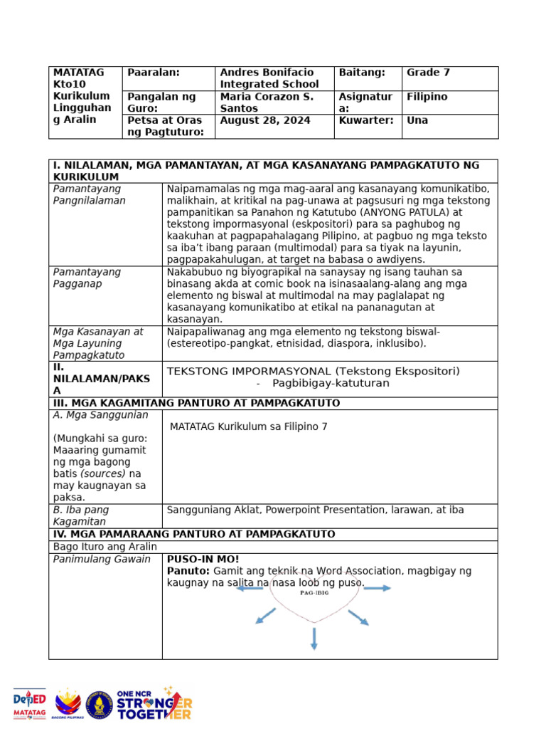 W5 - Ikatlong Araw | PDF