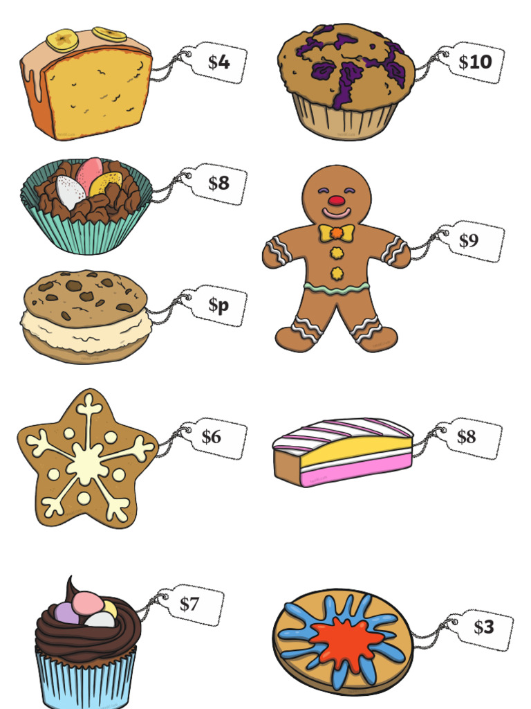 T N 7521 Price Cakes and Biscuits 020p Cutouts English | PDF