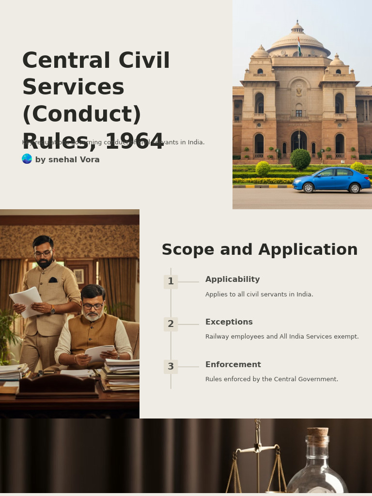 Central Civil Services Conduct Rules 1964 | PDF | Marriage | Social Science