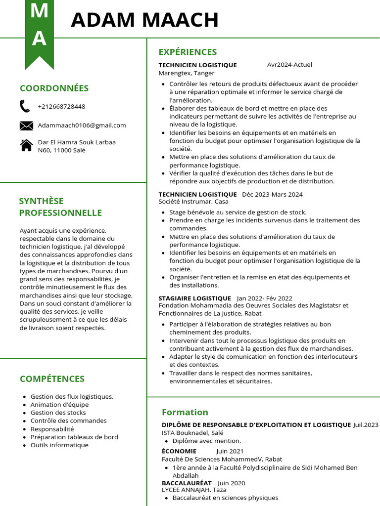 CV Log | PDF