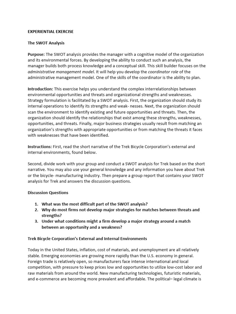 Experiential Exercise: Administrative Management Model Coordinator Role ...