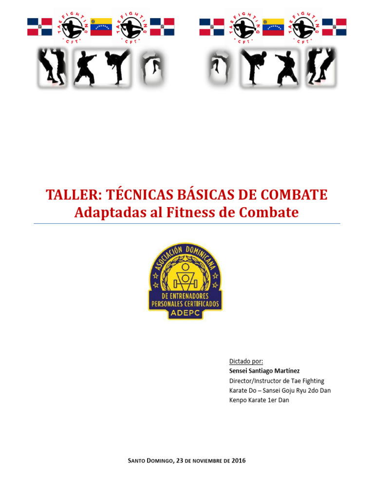 Taller de Técnicas de Combate Básicas | PDF | Flexibilidad (anatomía)