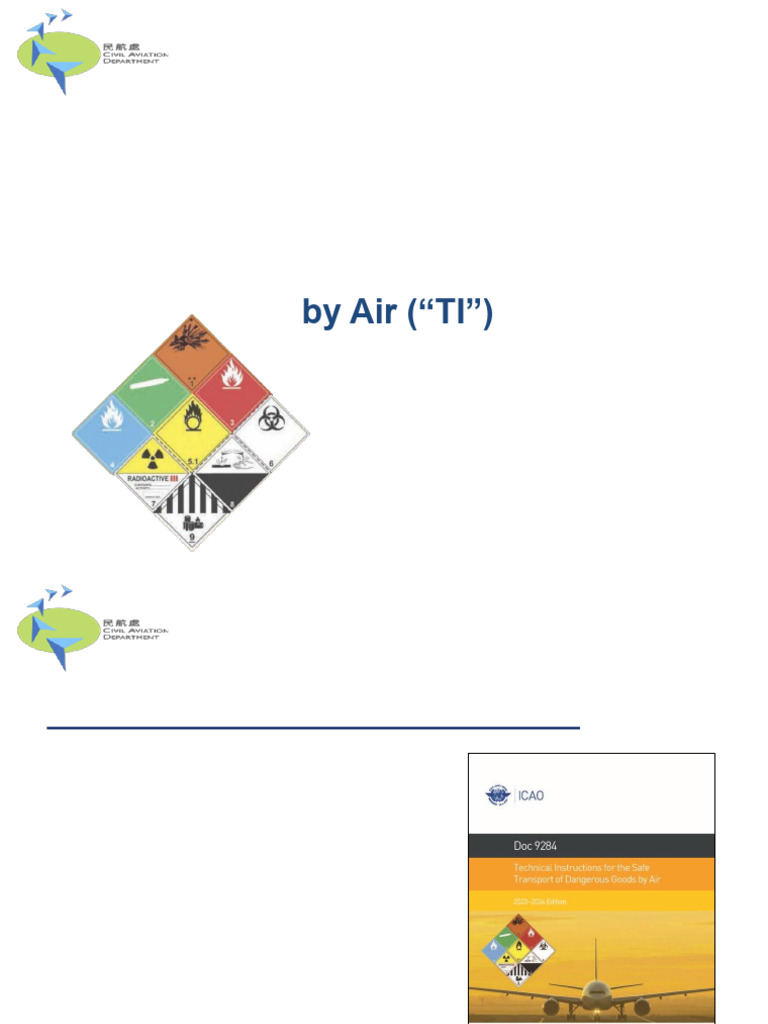 Significant Changes To ICAO TI 2023-2024 (For Sharing) | PDF