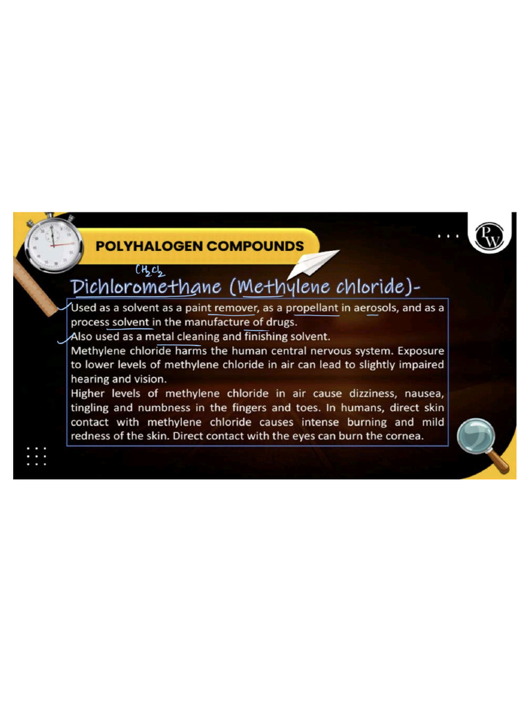 Polyhalogen Compound | PDF