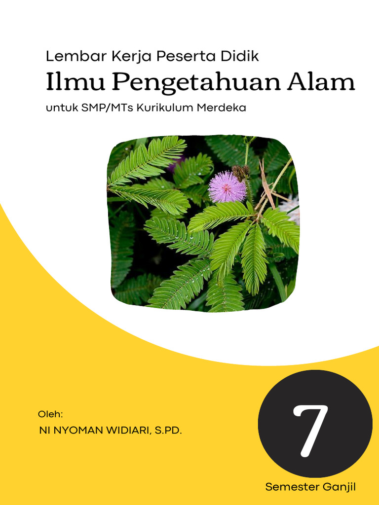 LKPD Kelas Vii Semester 1 Kurikulum Merdeka | PDF