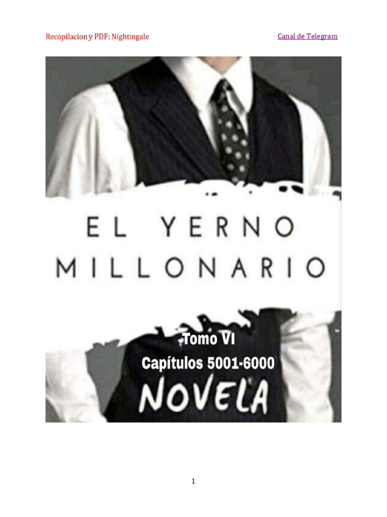 El Yerno Millonario - Tomo 6 | PDF