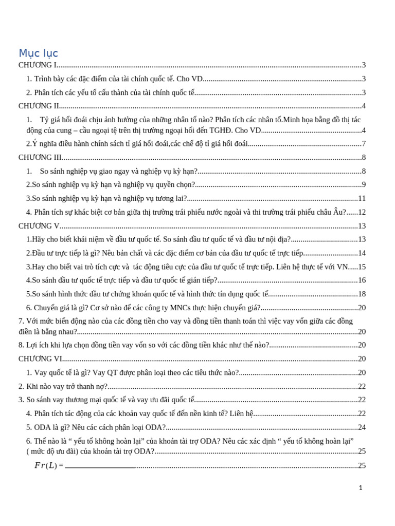 tài liệu lý thuyết tcqt | PDF