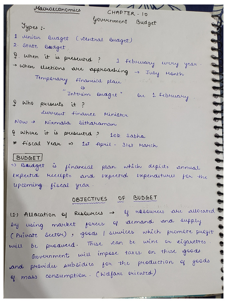 Government Budget | PDF