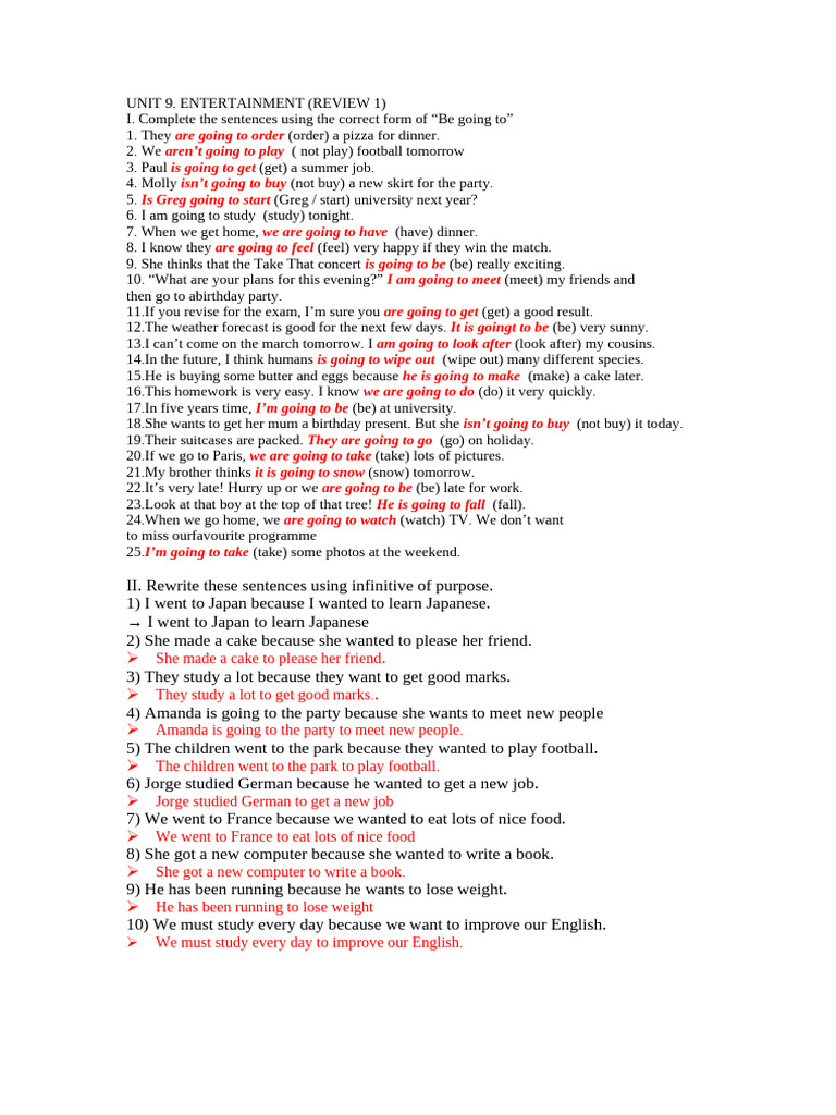 HOMEWORK UNIT 9 (Bế Ngọc Thắng) | PDF